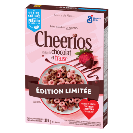 Cheerios Chocolat et fraise | Céréales de cacao | Cheerios Canada