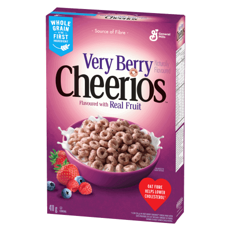 Very Berry Cheerios | Real Fruit Cereal | Cheerios Canada