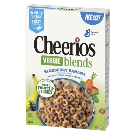 Veggie blends Blueberry Banana Cheerios | Veggie Blends Fruit Cereal ...